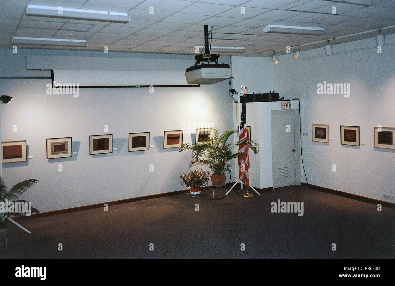 ca. 1990s? - Santo Domingo - Chancery Office Building interior Stock ...