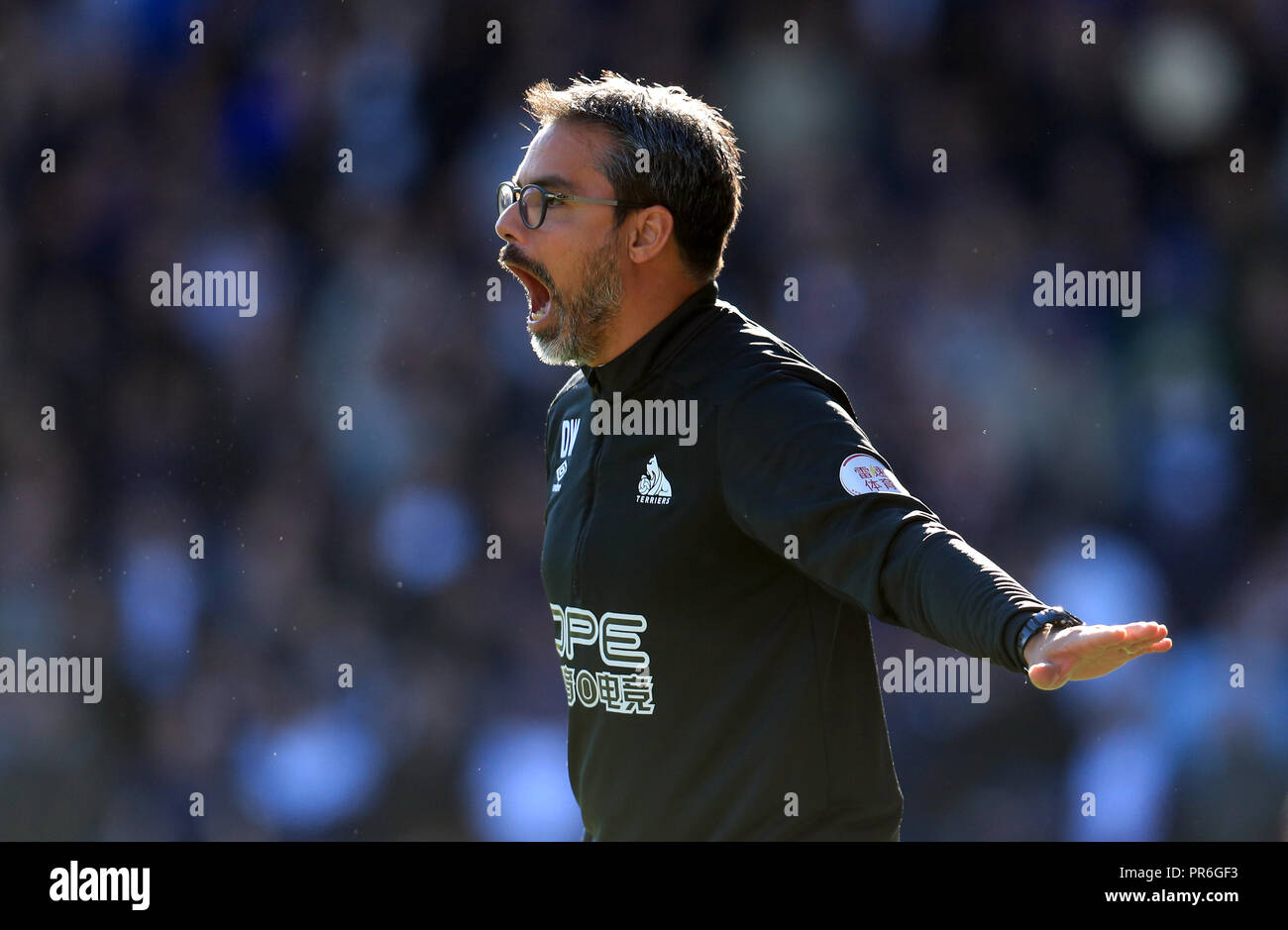 Huddersfield Town manager David Wagner during the Premier League match ...
