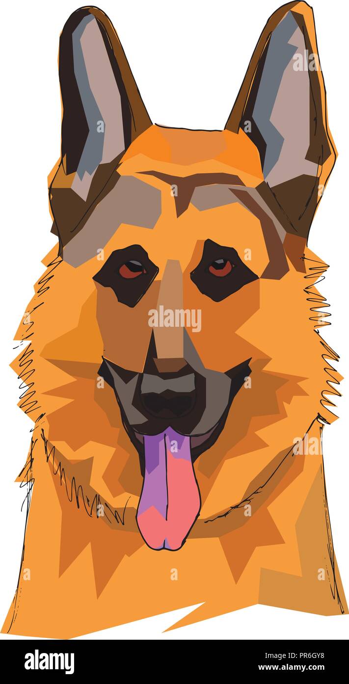 The illustration of shepherd. This is a vector drawing Stock Vector ...