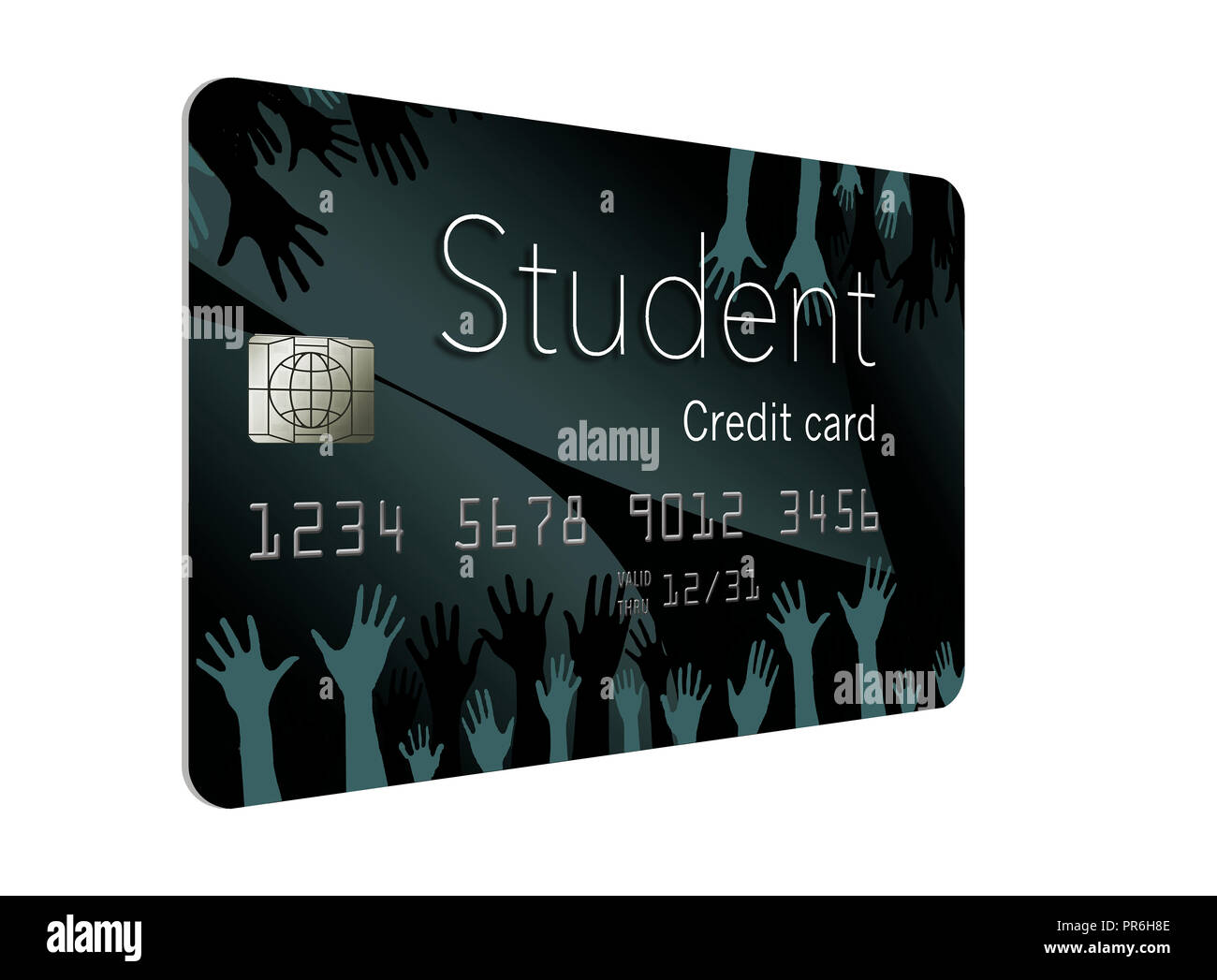 Here is a student credit card. It is generic with no violations of logo ...