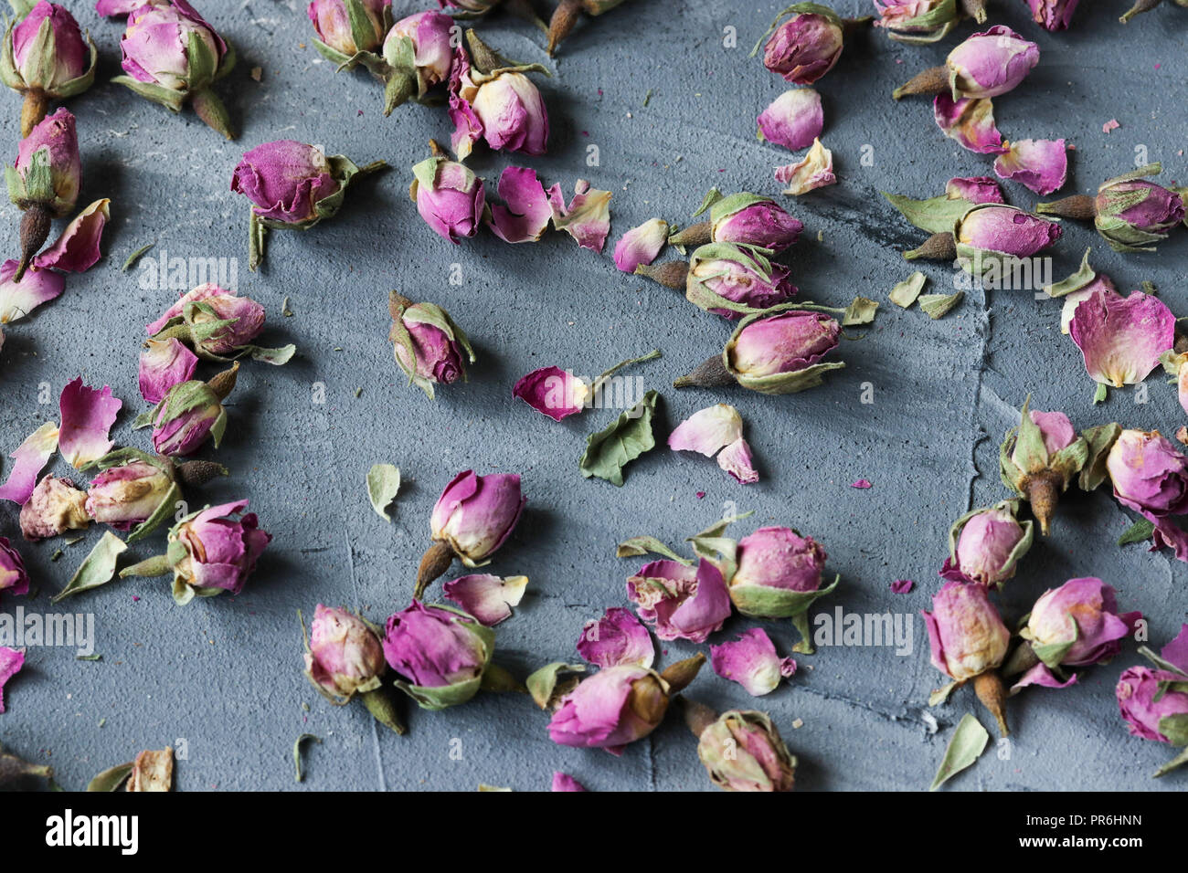 Dried rose buds Stock Photo - Alamy