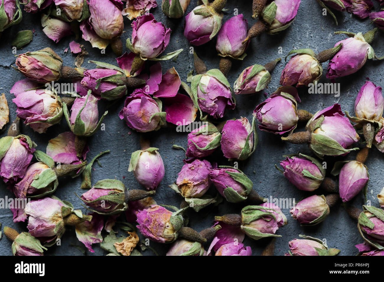 Dried rose buds Stock Photo - Alamy