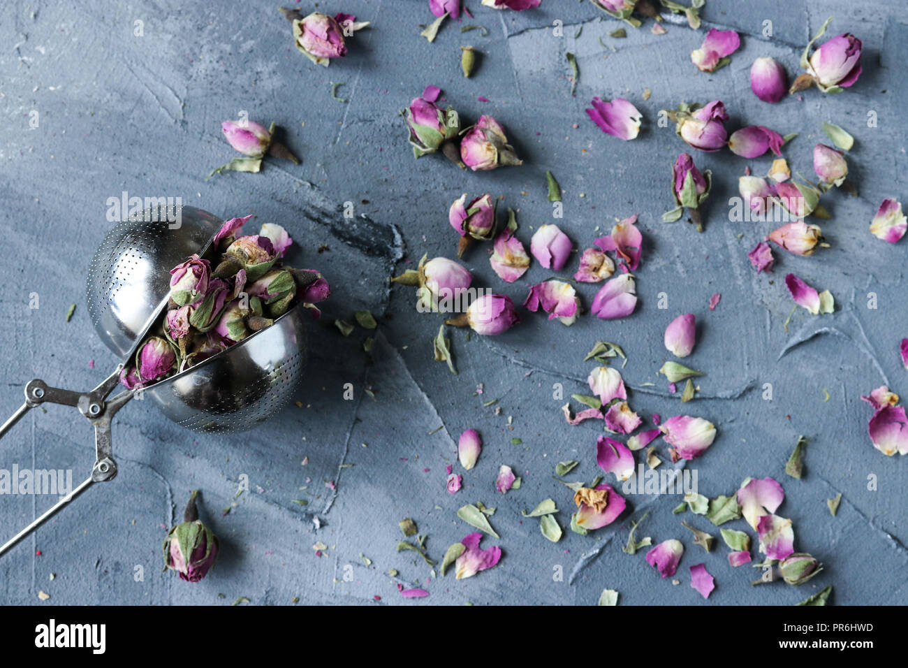Dried rose buds Stock Photo - Alamy
