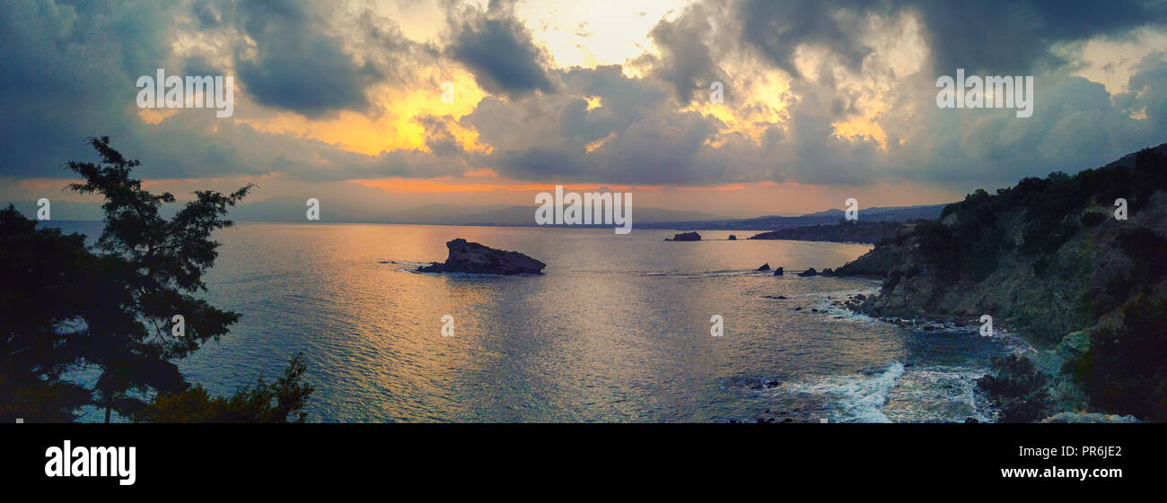 Cyprus beautiful sunrise Stock Photo - Alamy