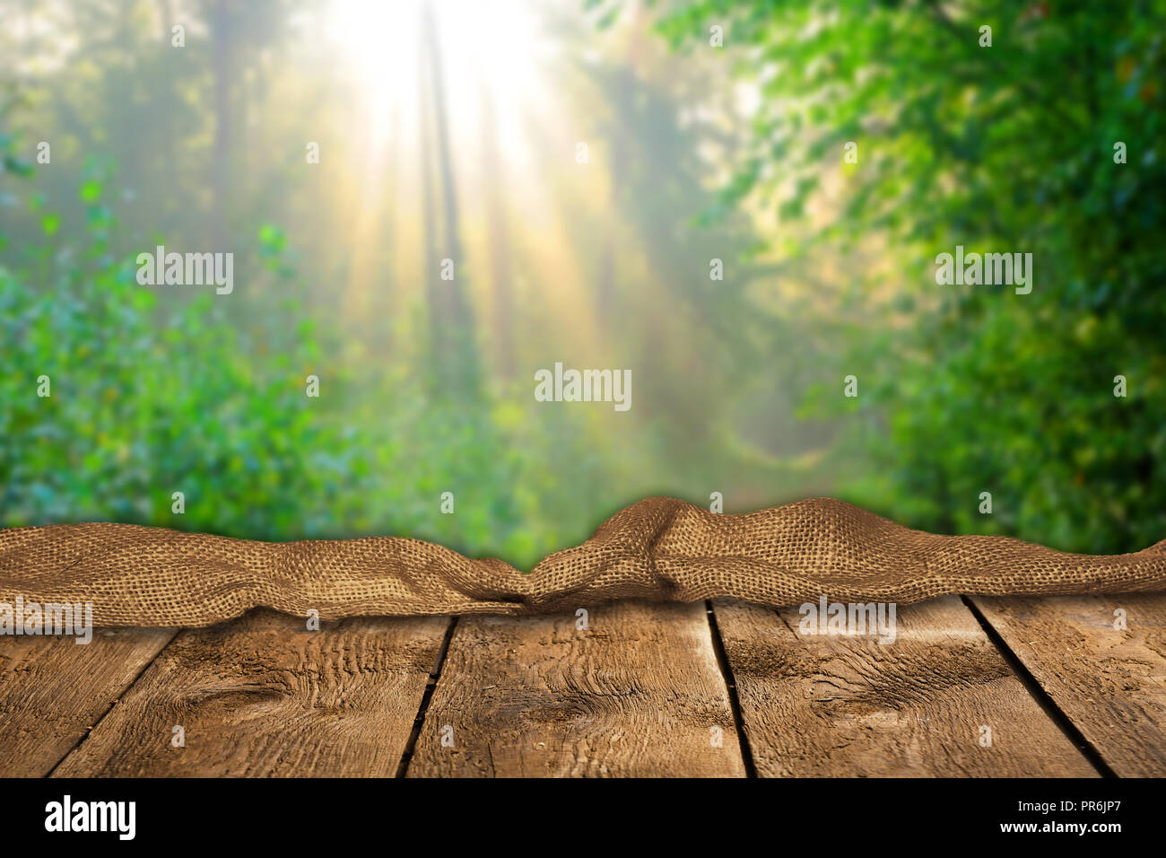 Wooden table background Stock Photo - Alamy