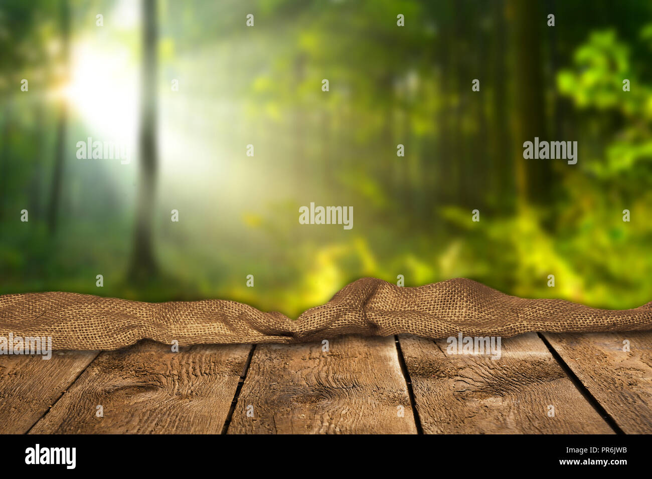 Wooden table background Stock Photo - Alamy