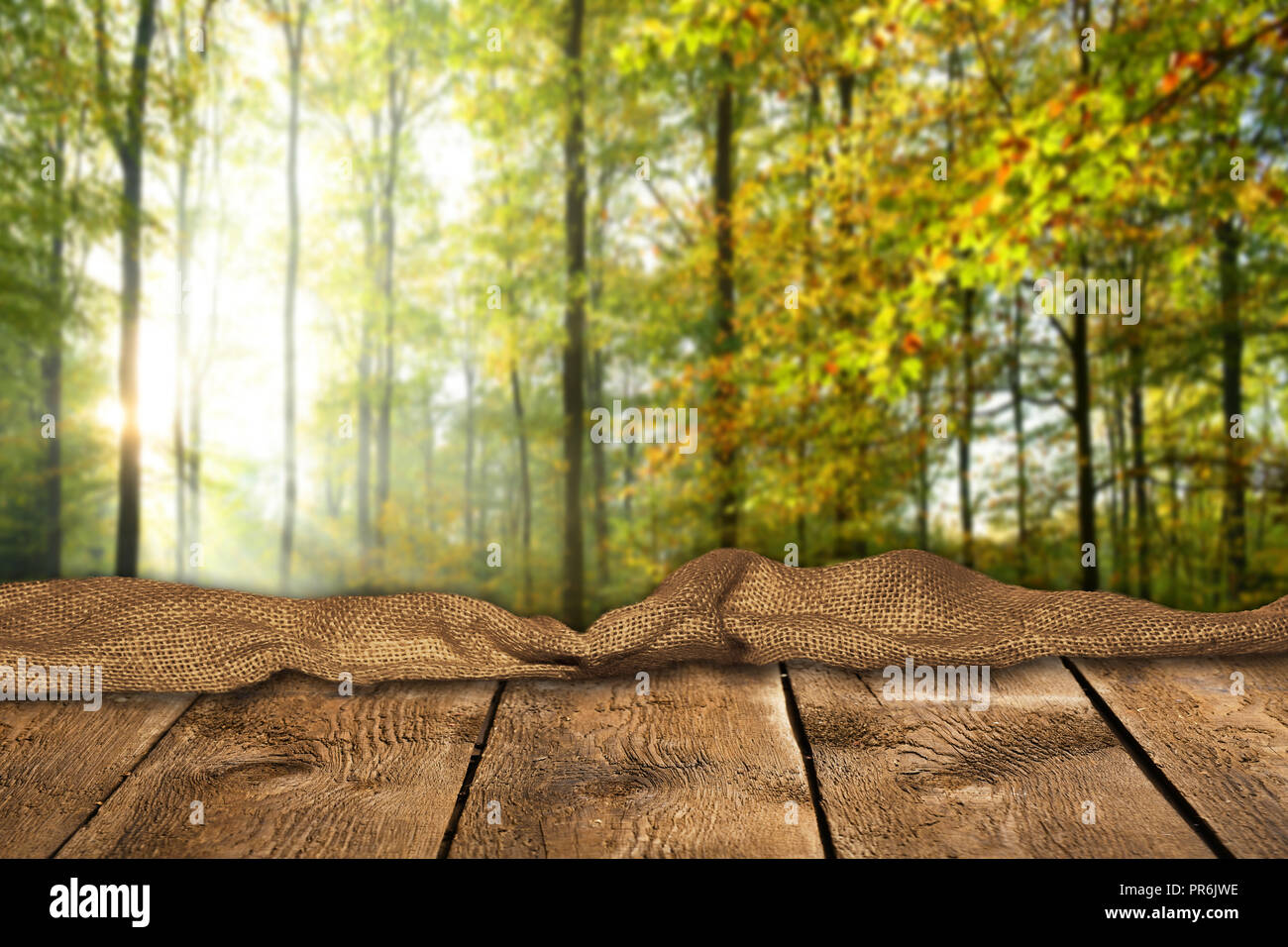 Wooden table background Stock Photo - Alamy