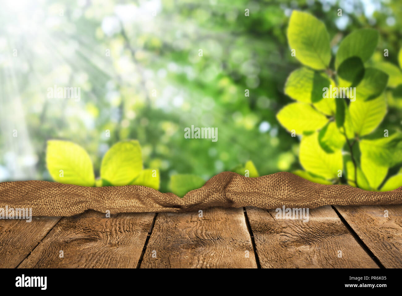 Wooden table background Stock Photo - Alamy