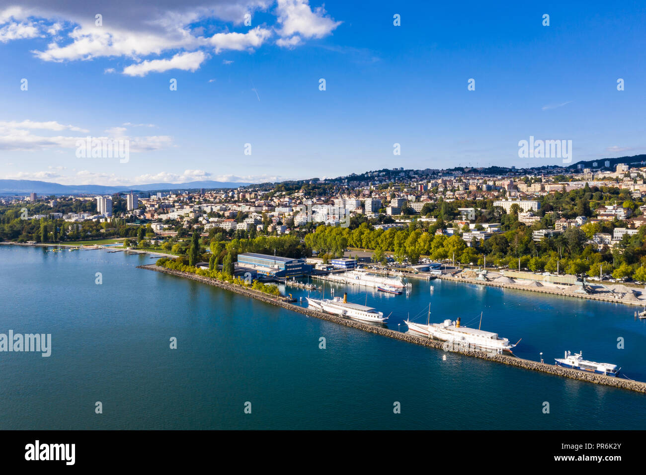 Ouchy waterfront hi-res stock photography and images - Alamy