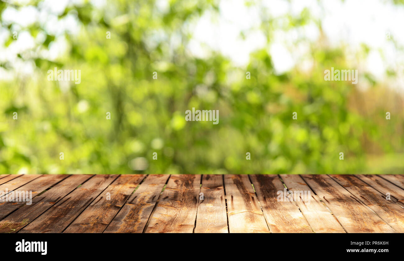 Wooden table background Stock Photo - Alamy
