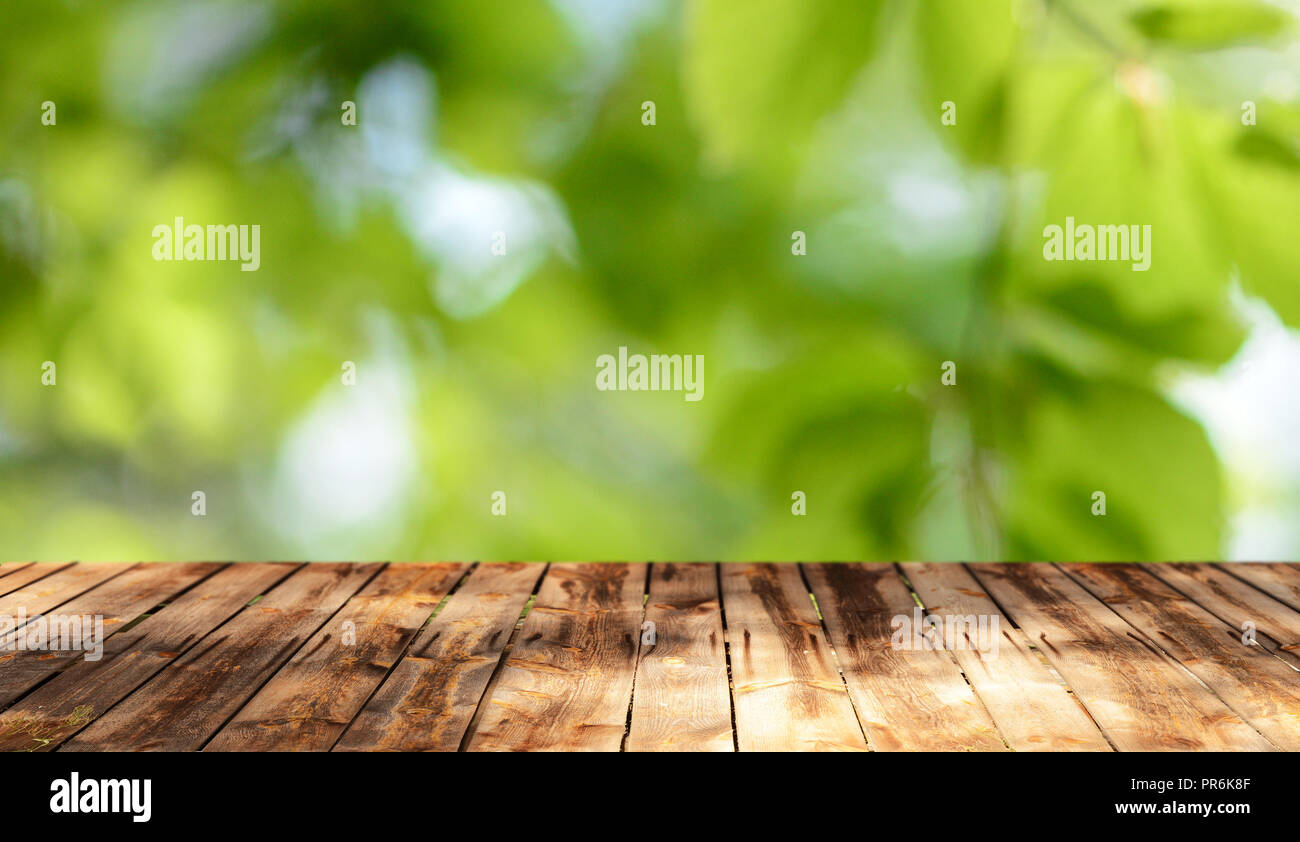 Wooden table background Stock Photo - Alamy
