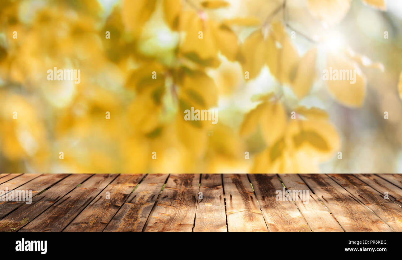 Wooden table background Stock Photo - Alamy