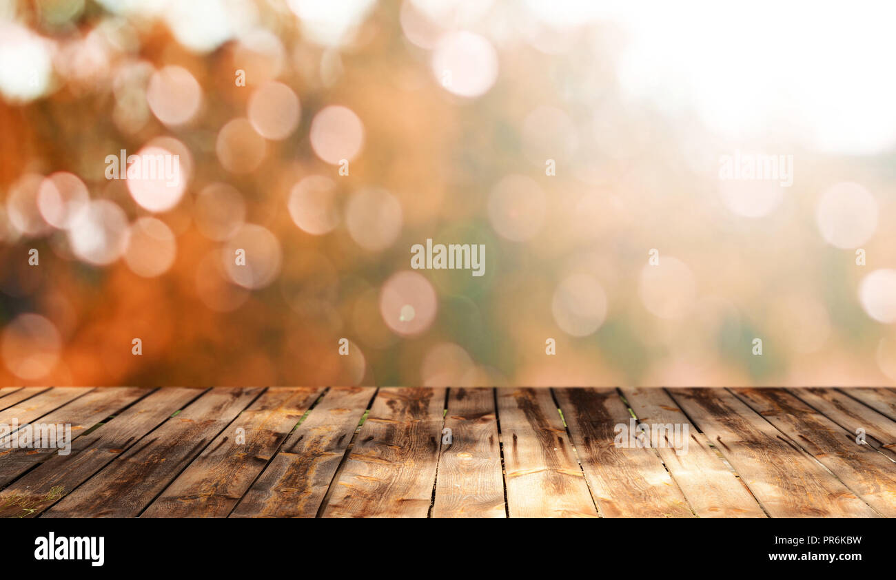 Wooden table background Stock Photo - Alamy