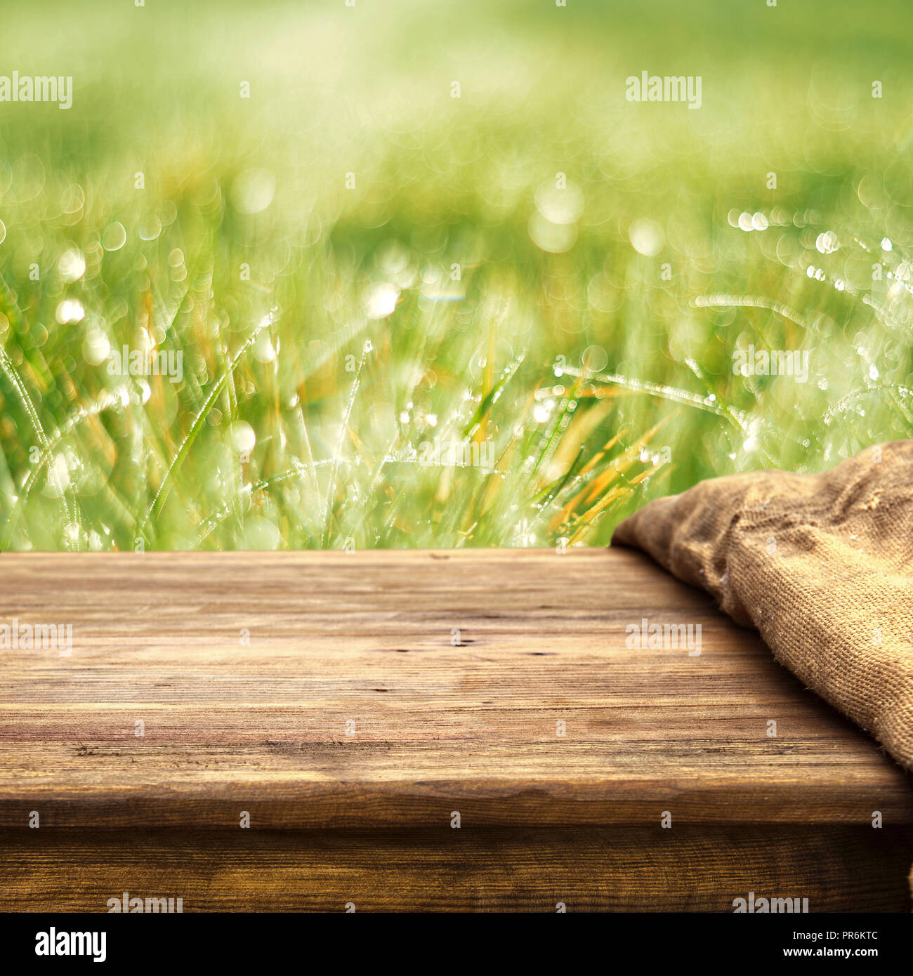 Wooden table background Stock Photo - Alamy