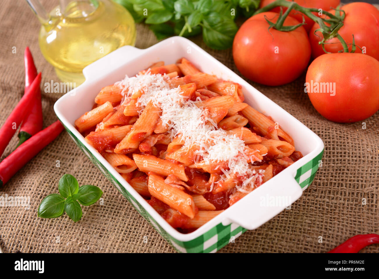 Penne arabiata hi-res stock photography and images - Alamy