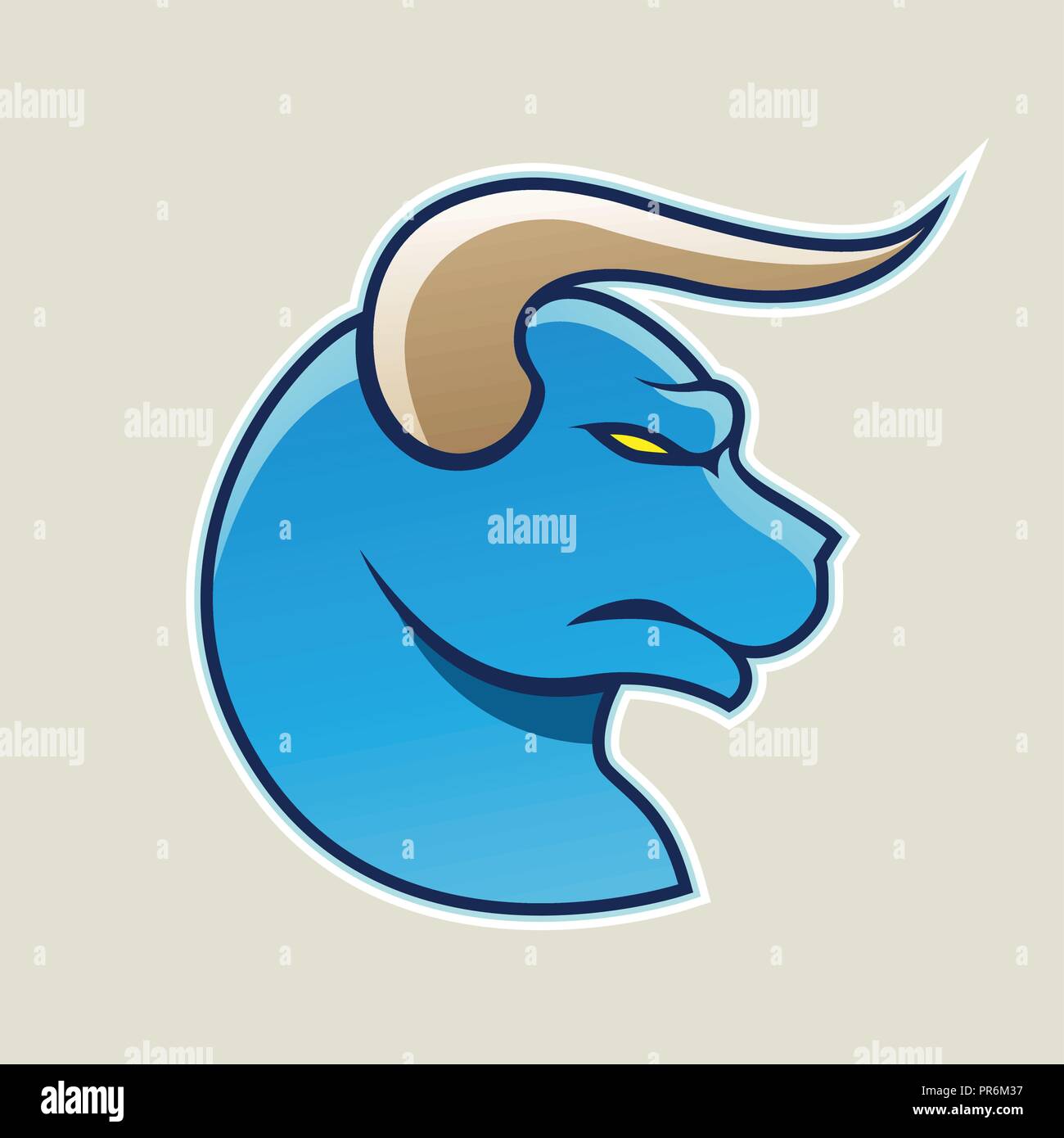 Aggressive bulls Stock Vector Images - Alamy