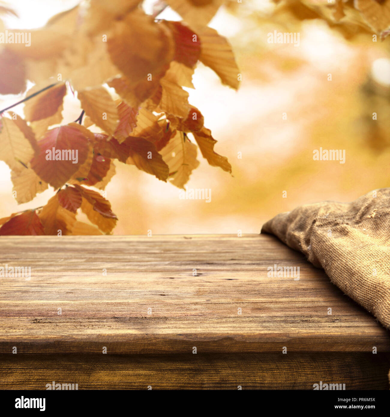 Wooden table background Stock Photo - Alamy