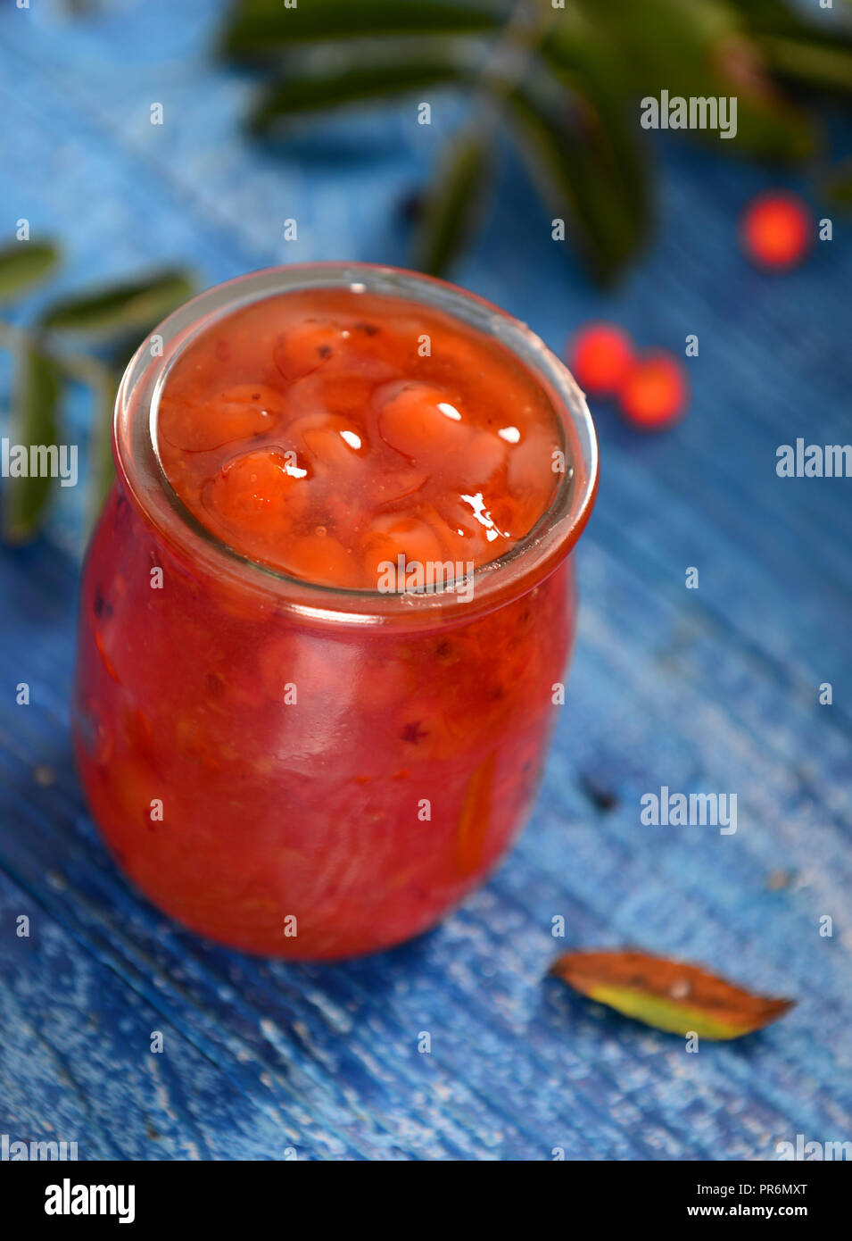 Mountain ash jam Stock Photo - Alamy