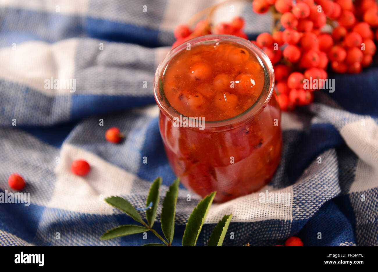 Mountain ash jam Stock Photo - Alamy
