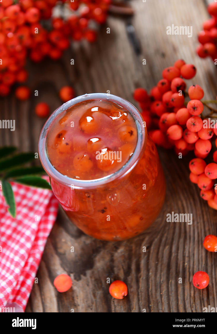 Mountain ash jam Stock Photo - Alamy