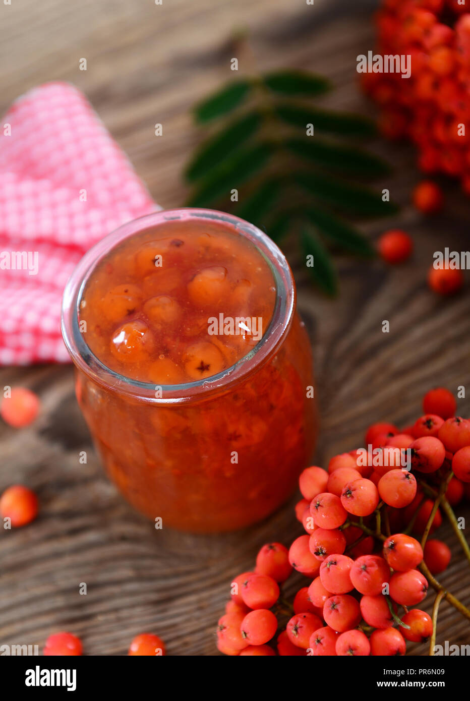 Mountain ash jam Stock Photo - Alamy