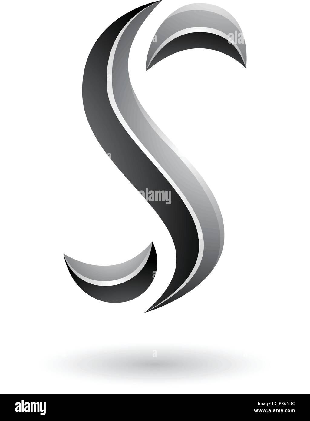S shaped snake illustration hi-res stock photography and images - Alamy