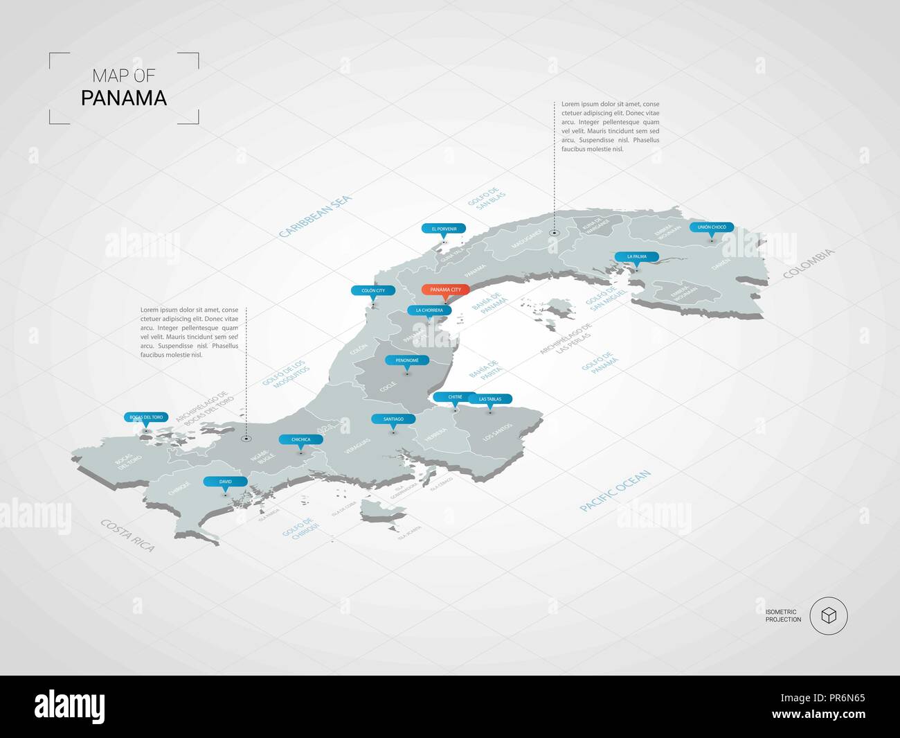 Panama political map capital national hi-res stock photography and ...