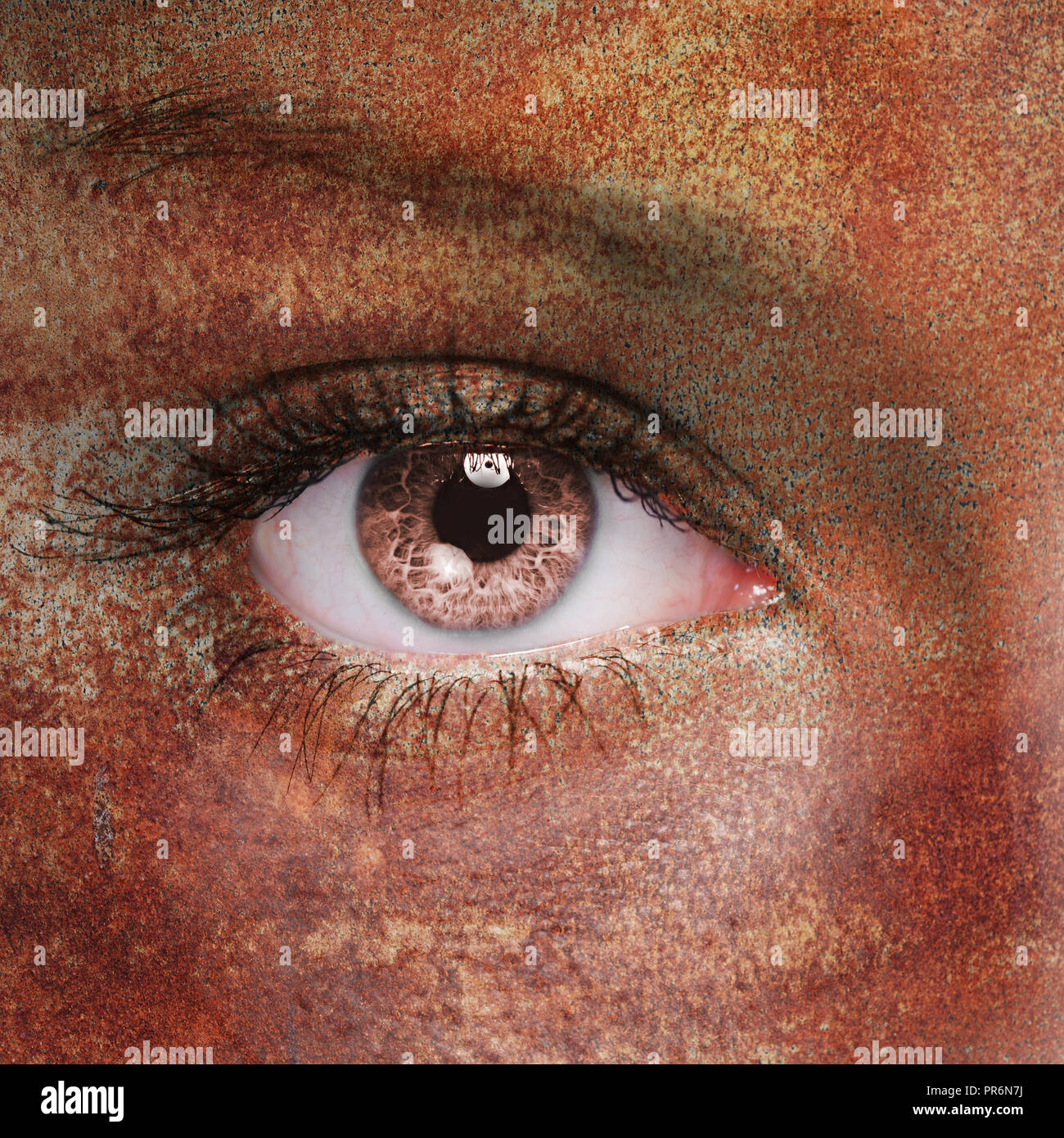 Human face close up hi-res stock photography and images - Alamy