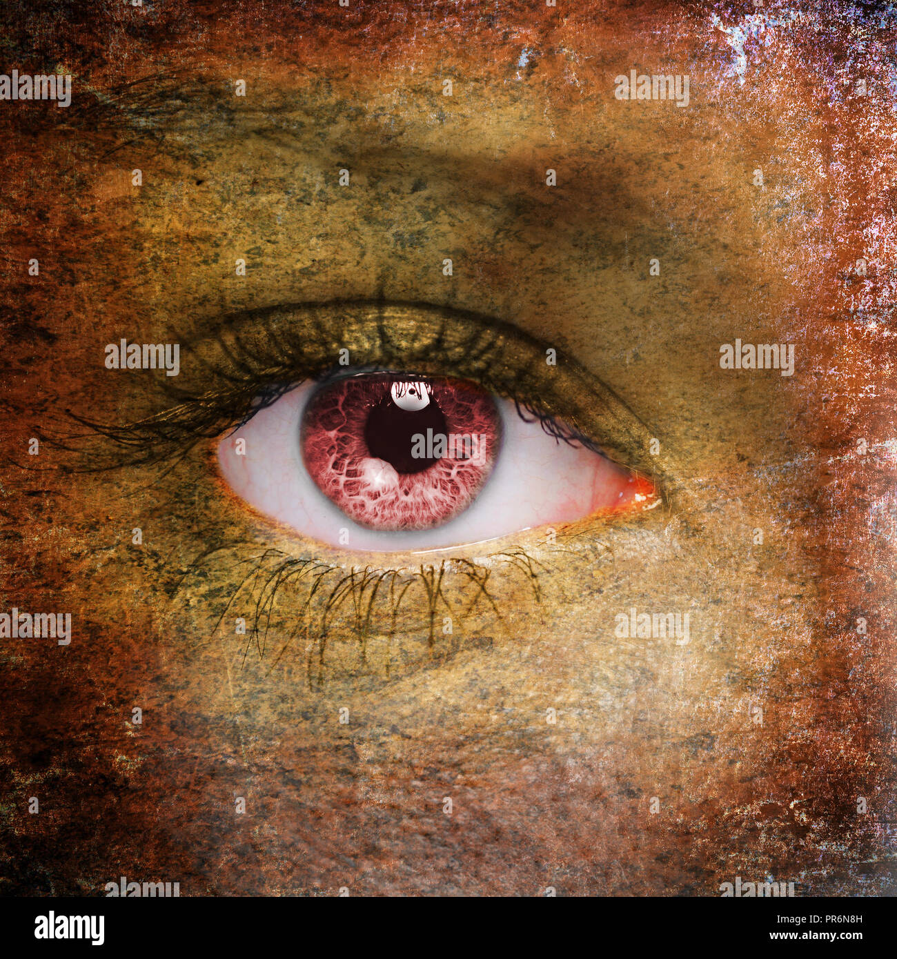 Textured human face close up Stock Photo - Alamy