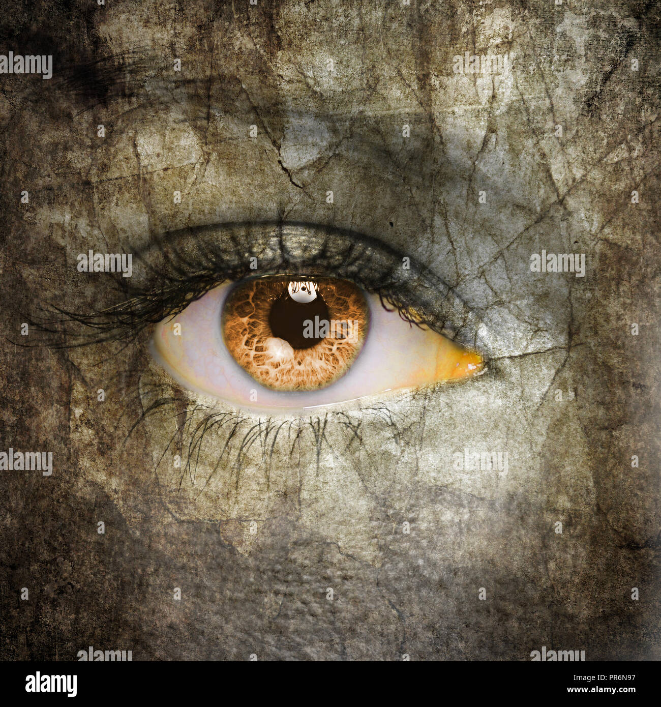 Human face close up sand hi-res stock photography and images - Alamy
