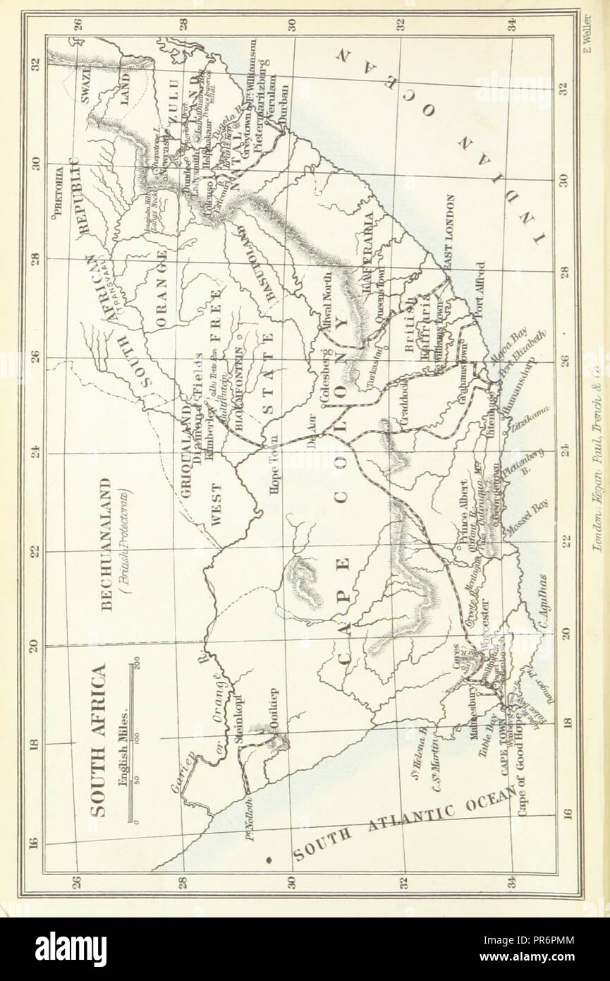 Map of the colony of natal hi-res stock photography and images - Alamy