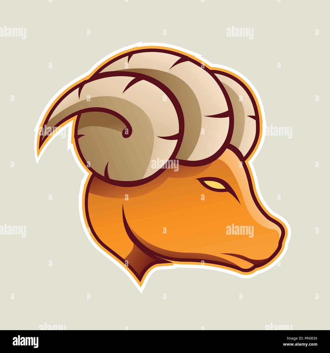 Rams head logo hi-res stock photography and images - Alamy