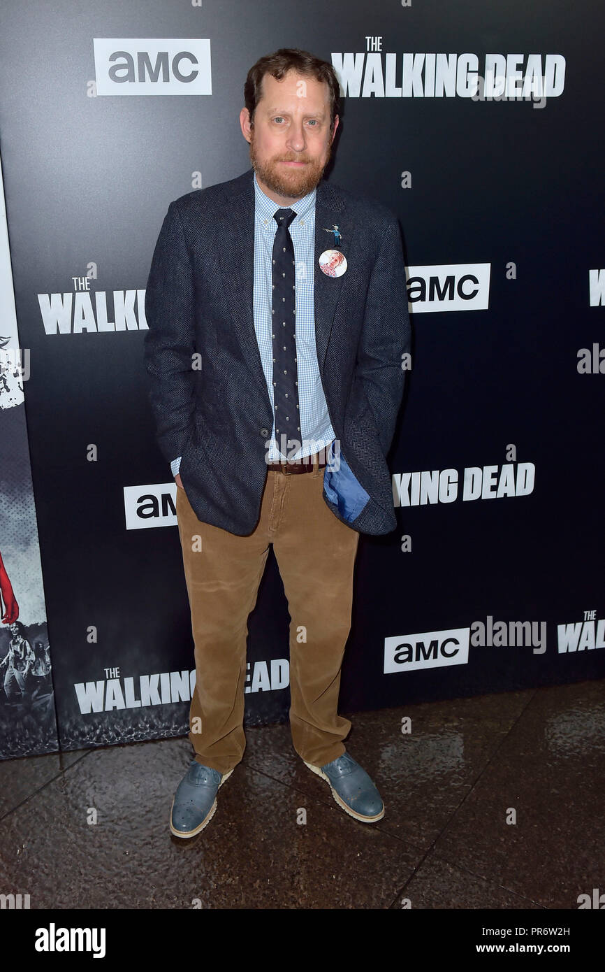 Scott M. Gimple attending the AMC's 'The Walking Dead' Season 9 ...