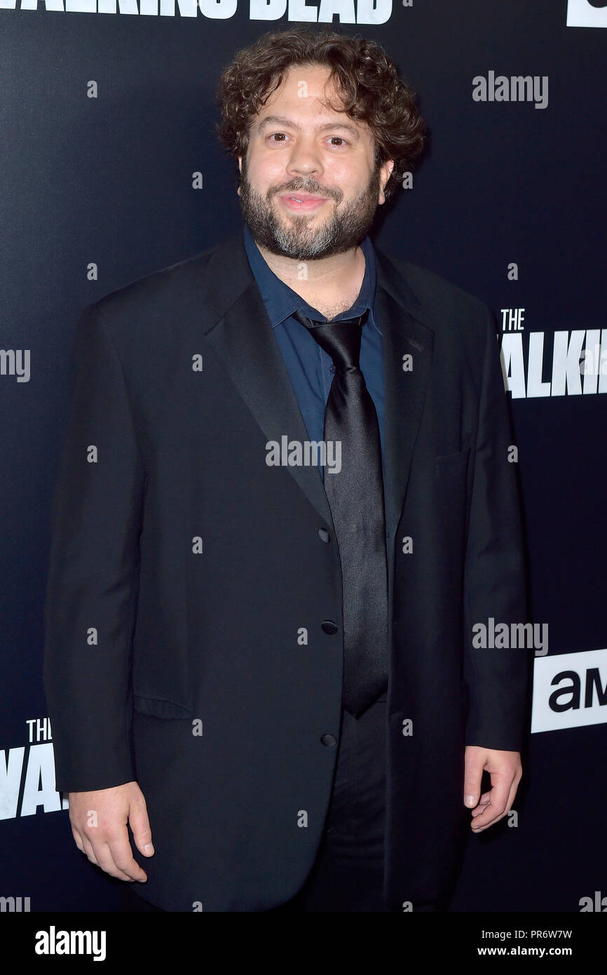 Dan Fogler attending the AMC's 'The Walking Dead' Season 9 premiere at ...