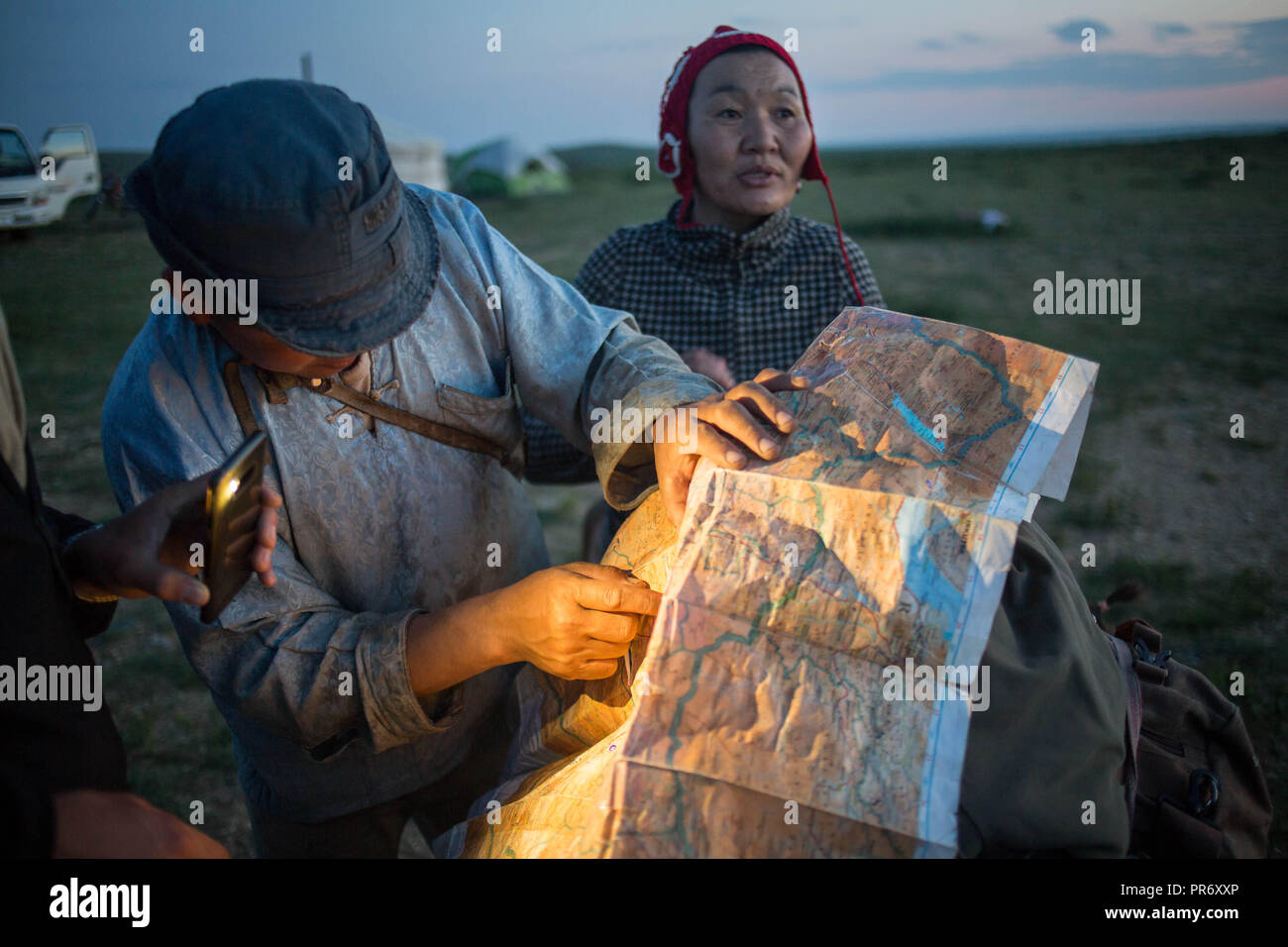 The steppe mongolia map hi-res stock photography and images - Alamy