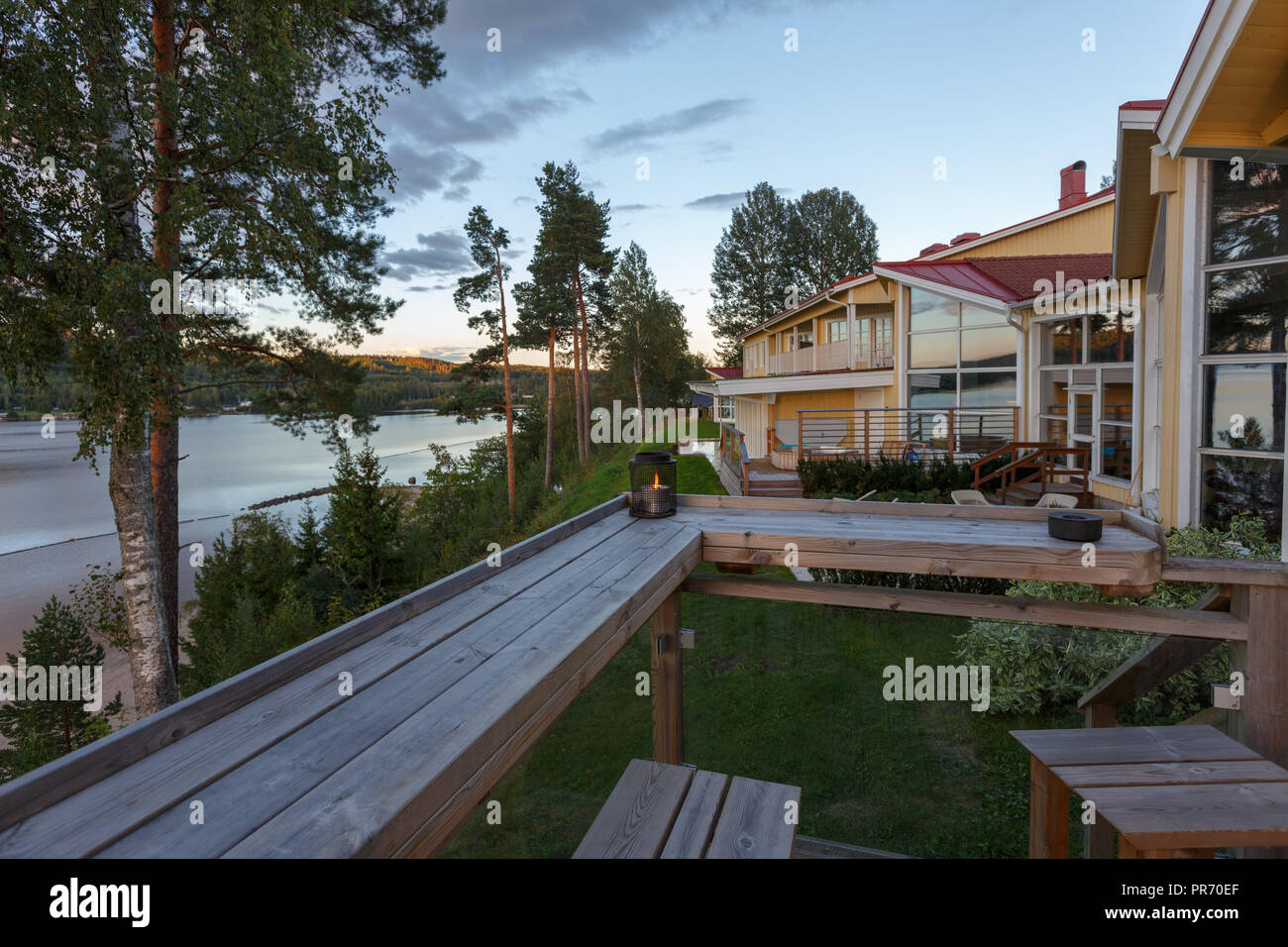 Orbaden resort at water Stock Photo - Alamy