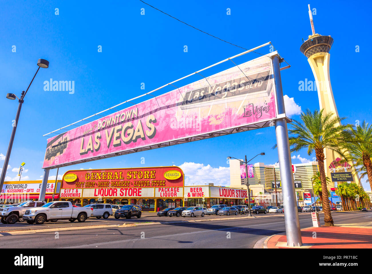 Downtown las vegas sign hi-res stock photography and images - Alamy