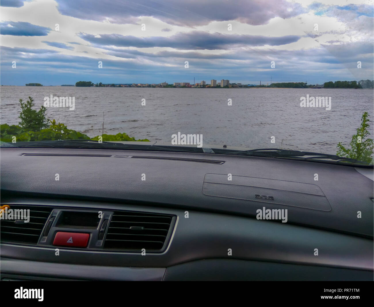 View through front windshield hi-res stock photography and images - Alamy