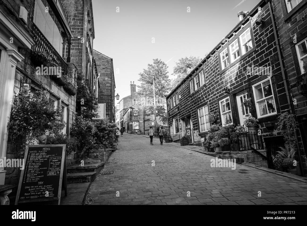Main Street, Haworth, West Yorkshire, England, UK Stock Photo - Alamy