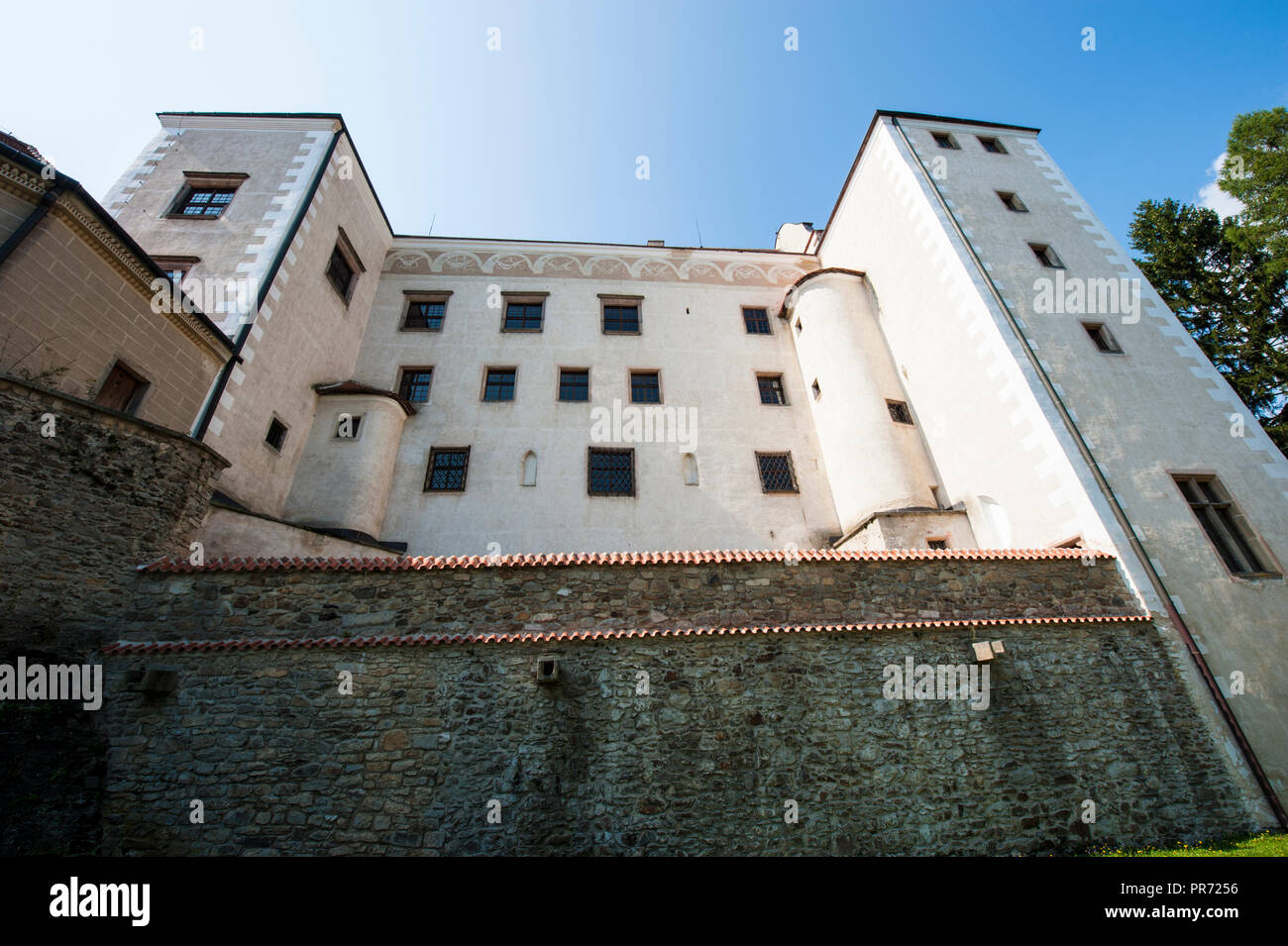 Historical town Telc in Moravia, Czechia. UNESCO World Heritage Stock ...