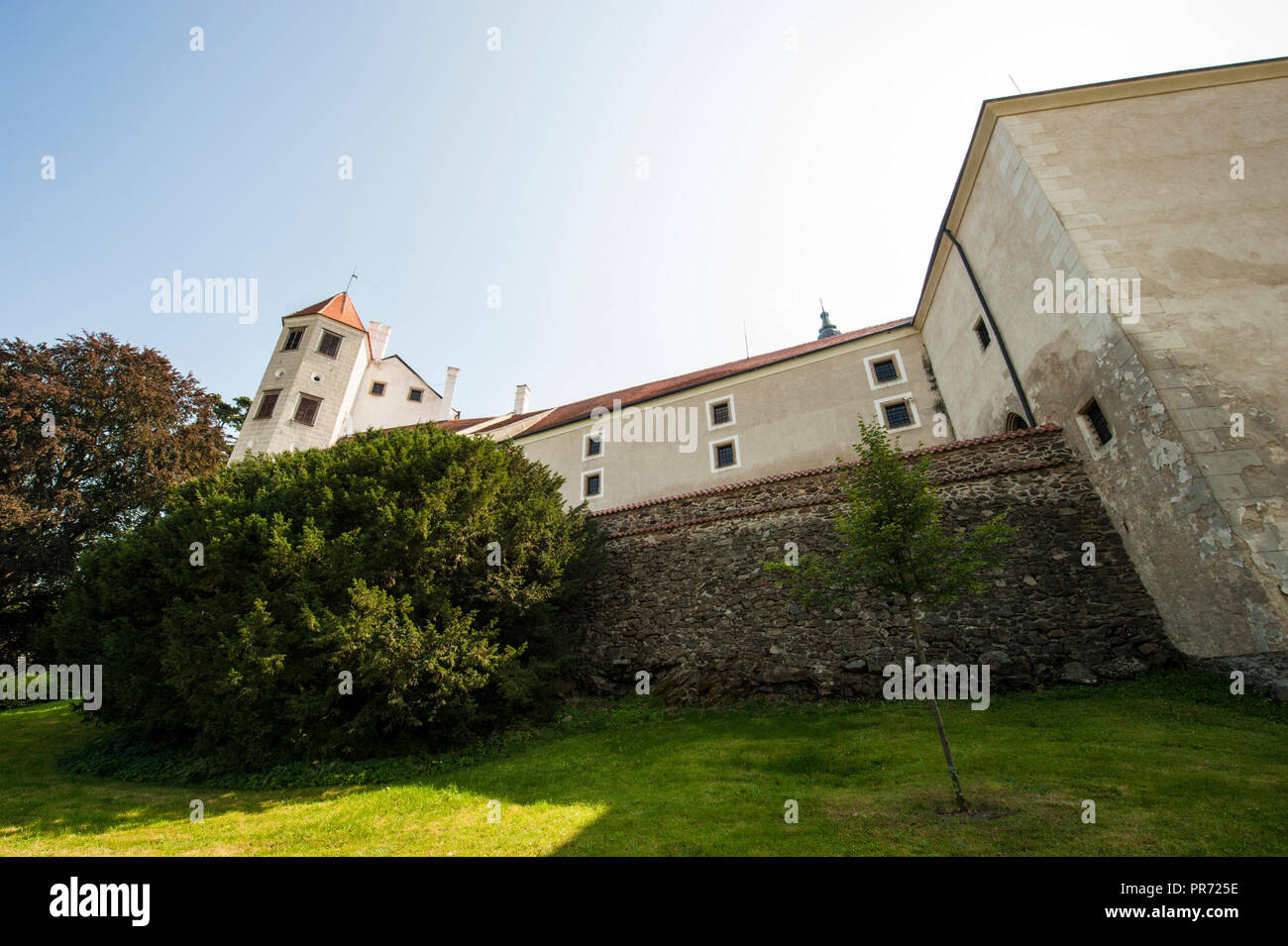 Historical town Telc in Moravia, Czechia. UNESCO World Heritage Stock ...