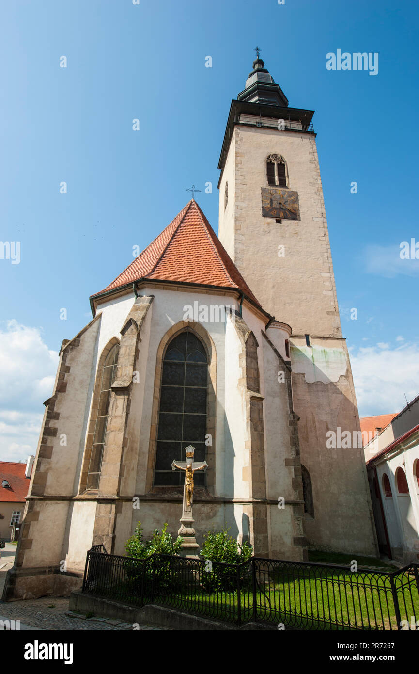 Historical town Telc in Moravia, Czechia. UNESCO World Heritage Stock ...