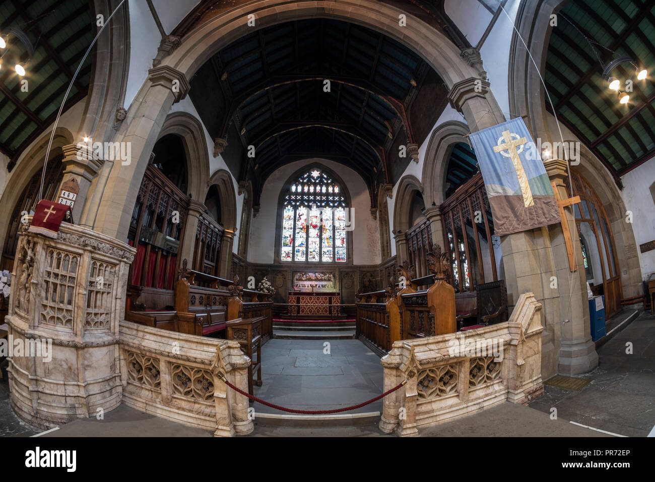 St Michael and All Angels Church, Haworth, West Yorkshire, England, UK ...