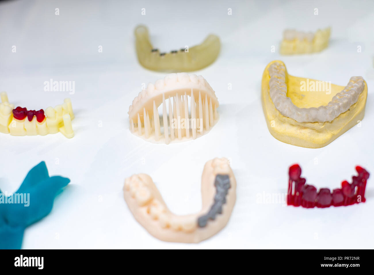 Dental orthodontic tools. Multi-colored device for making a molded ...