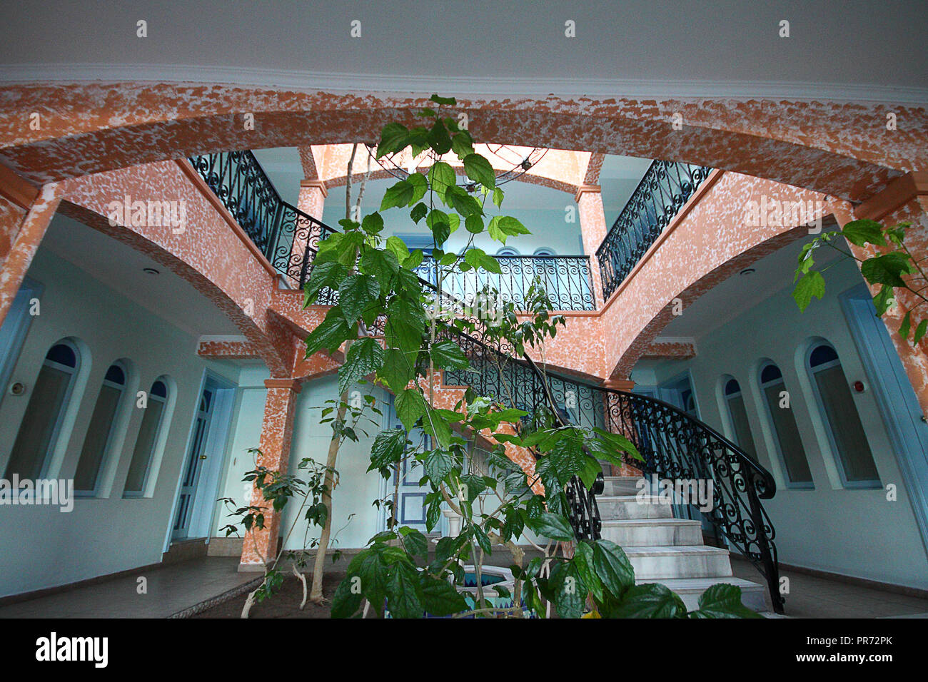 An Old Hotel Design Stock Photo - Alamy
