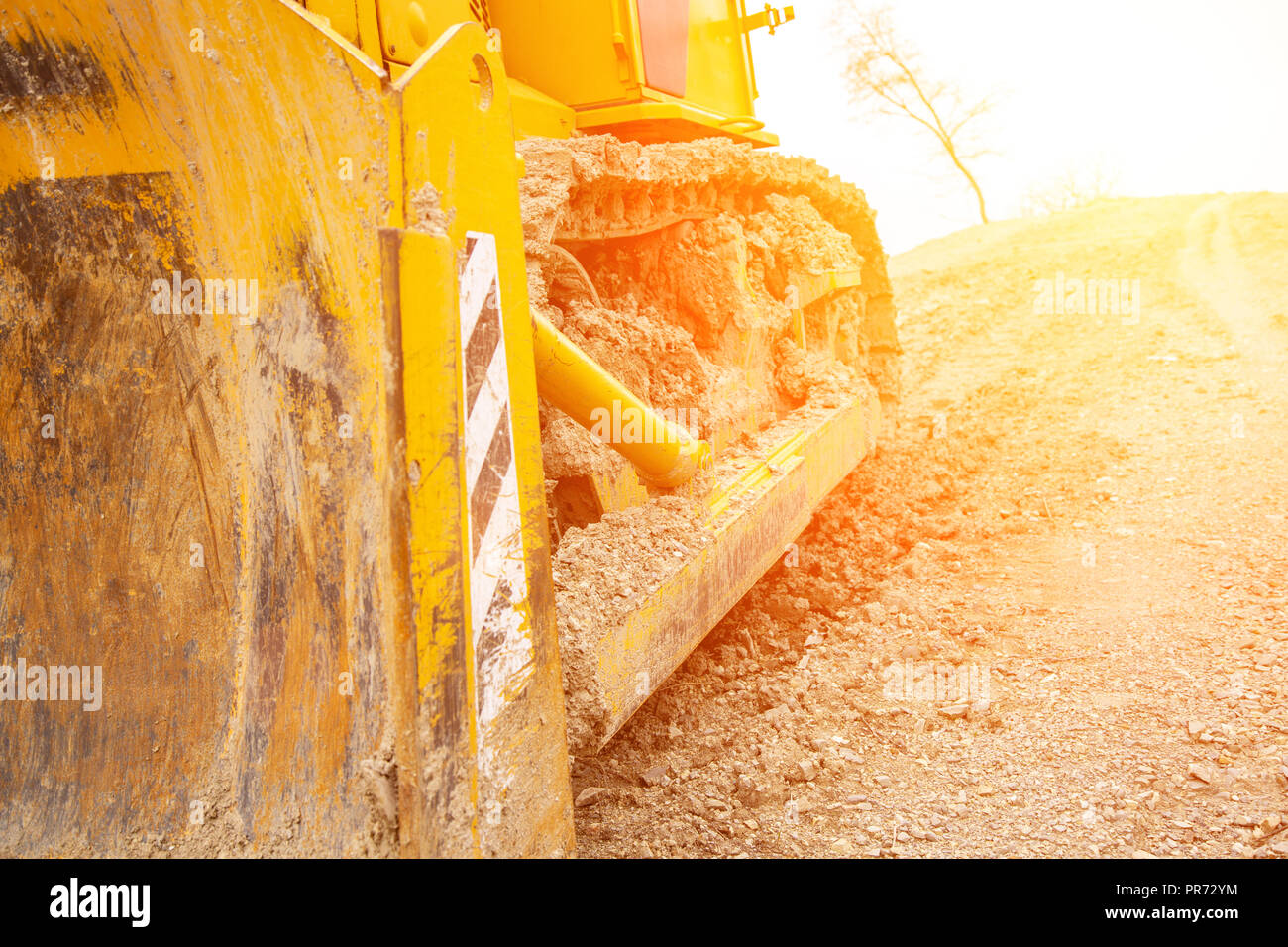 Isolated excavation tractor diesel equipment hi-res stock photography ...
