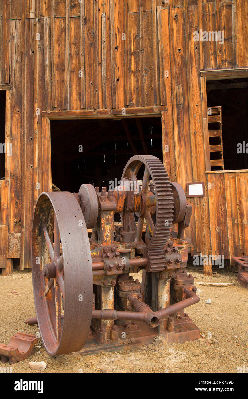 Machine Shop, Berlin-Icthyosaur State Park, Nevada Stock Photo - Alamy