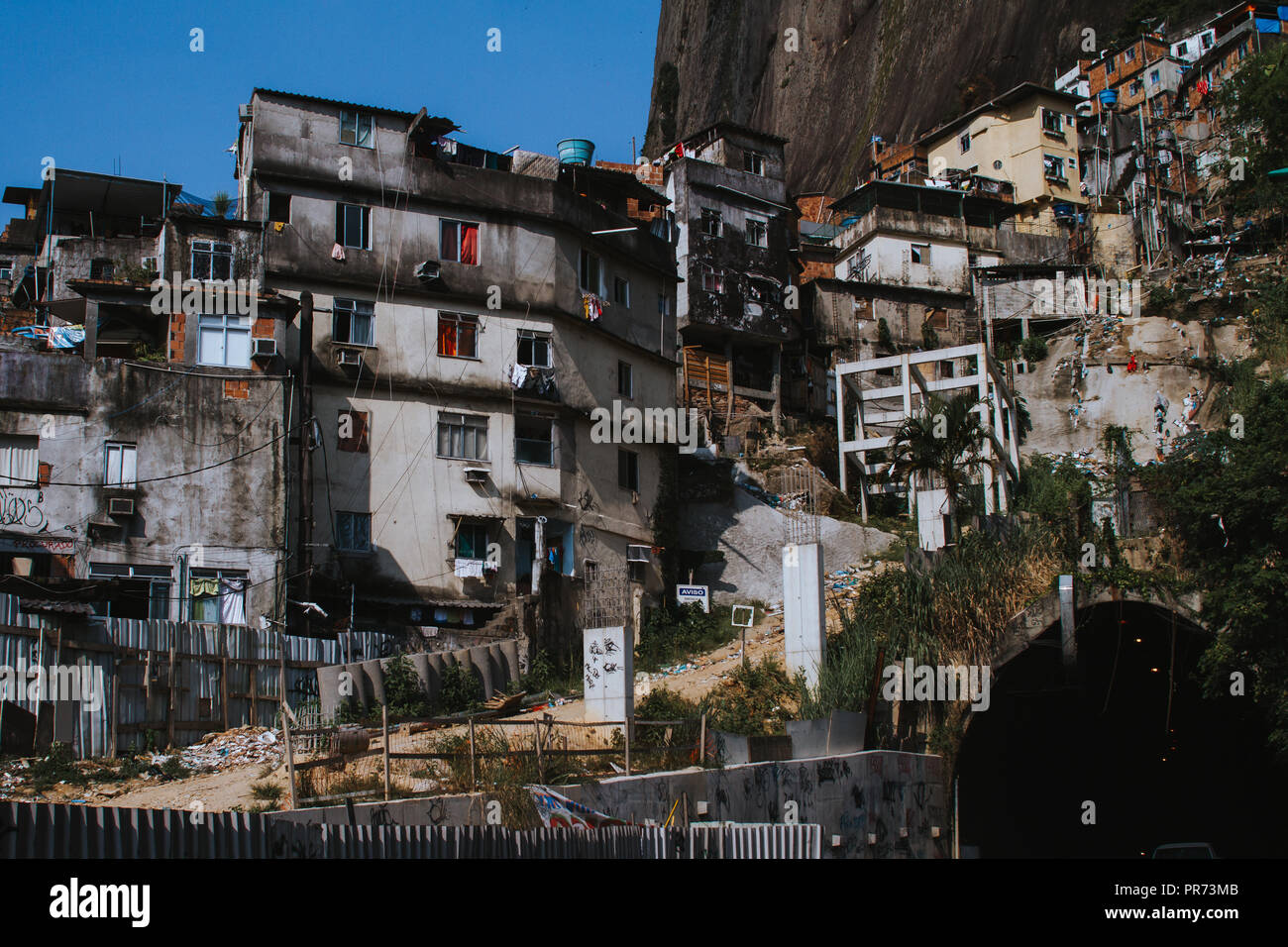 houses in the Rocinha favela in Rio de Janeiro Stock Photo - Alamy