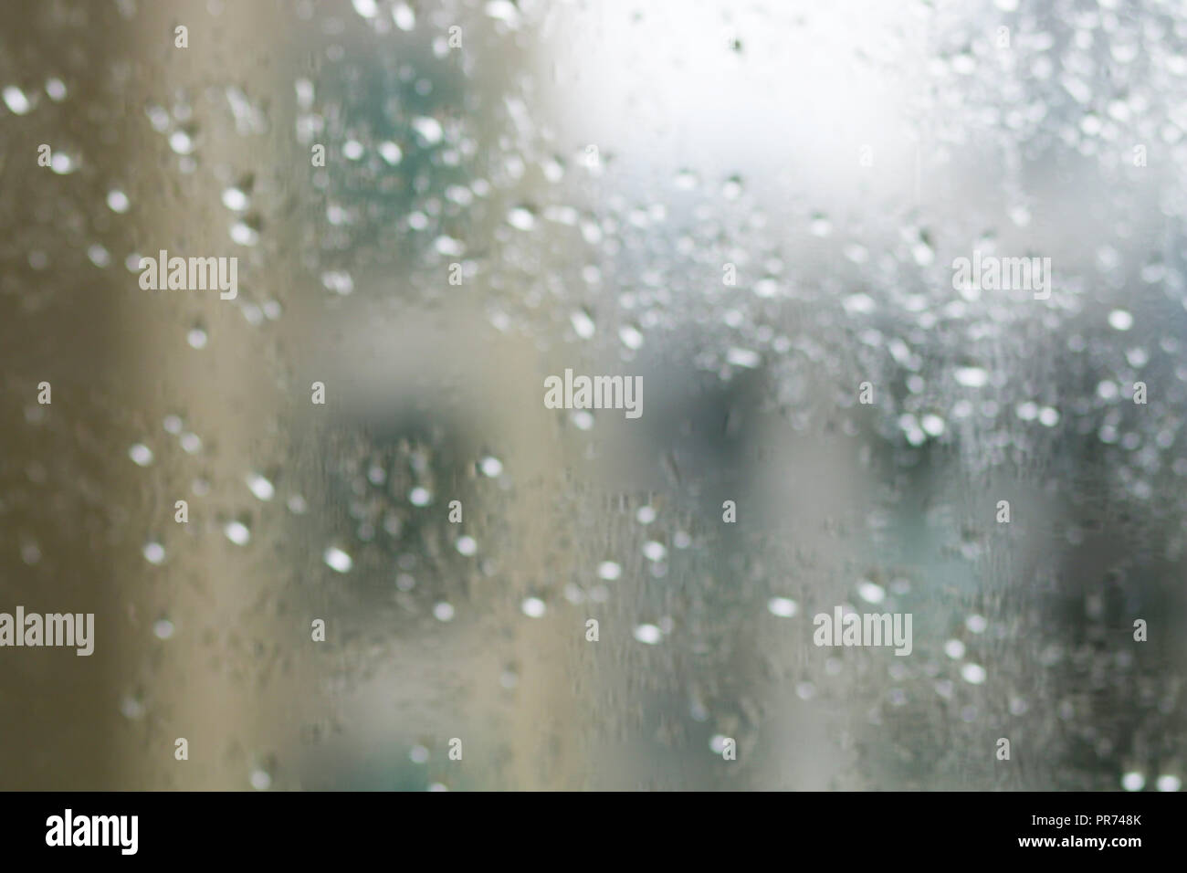 Water droplets on glass Stock Photo - Alamy