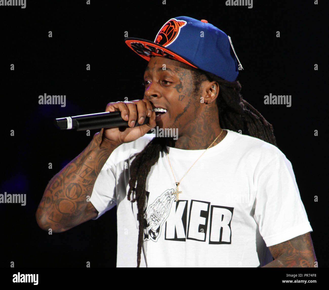 Lil Wayne performs in concert on his America's Most Wanted tour at the ...